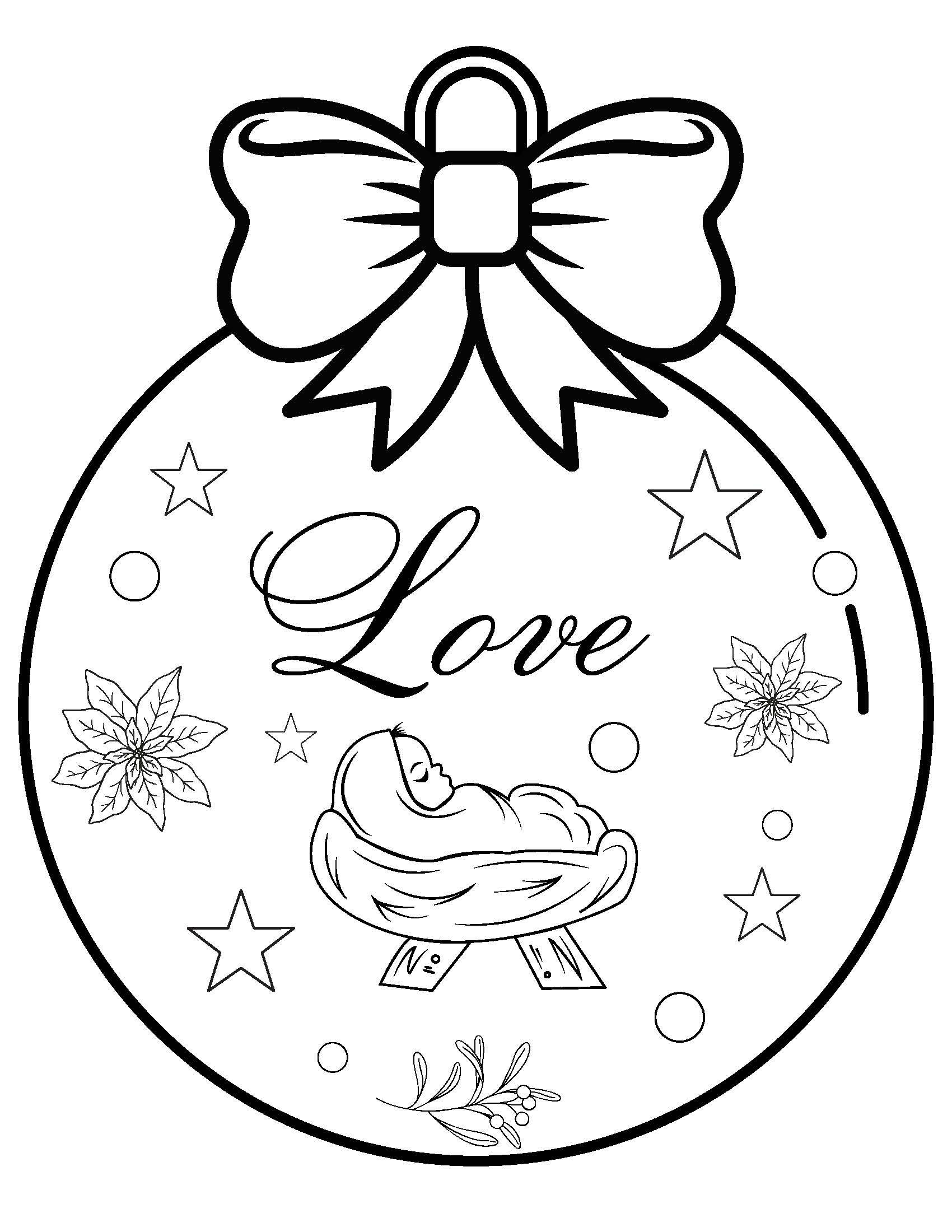 Advent Christmas Coloring Pages Printables - Christmas Decorations ...