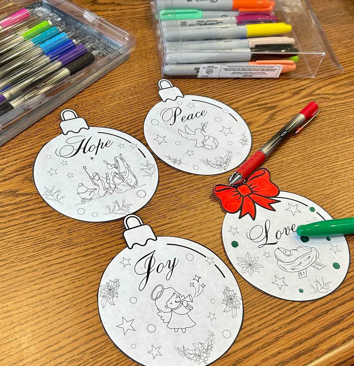 Advent Christmas Coloring Pages Printables - Christmas Decorations ...