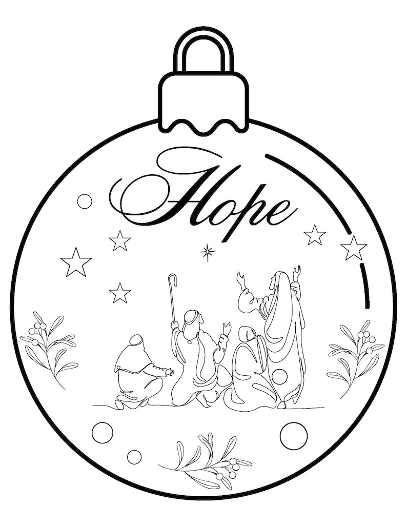Advent Christmas Coloring Pages Printables - Christmas Decorations ...