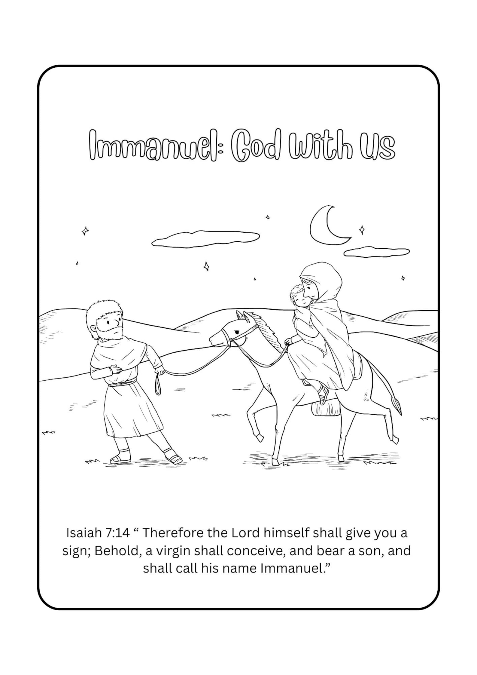 19 Printable Names of God Coloring Pages for Kids, Large & Simple, for ...
