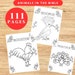 111 Printables Animals in the Bible, Coloring Pages for Kids, Large ...