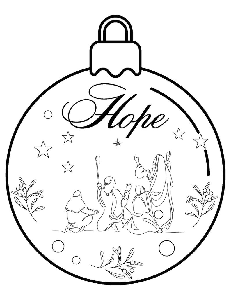 Advent Christmas Coloring Pages Printables - Christmas Decorations ...