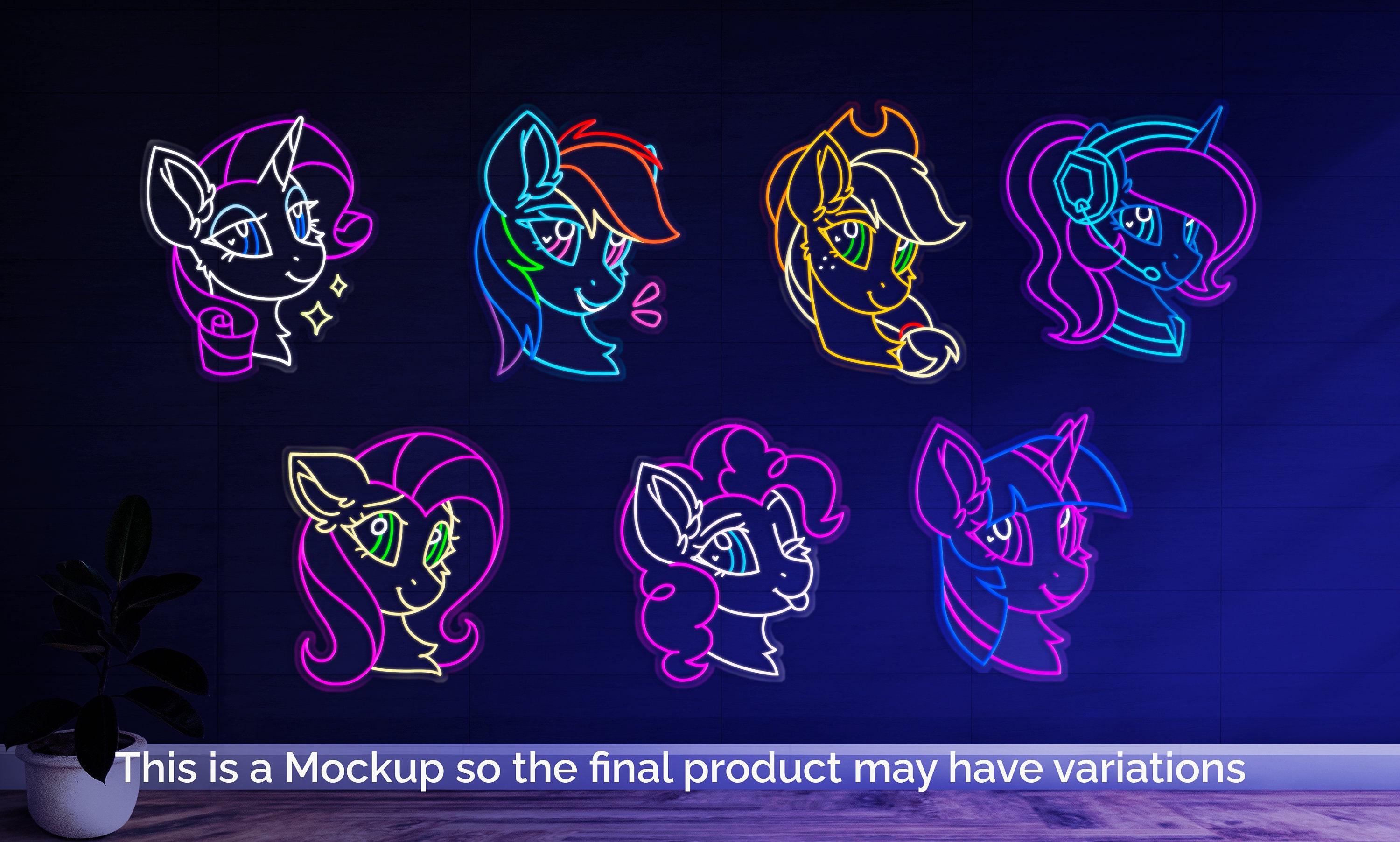 Neon Lights Mlp Human