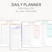 Daily Planner with Daily Schedule, To-do List, Notes, & Water Tracker ...