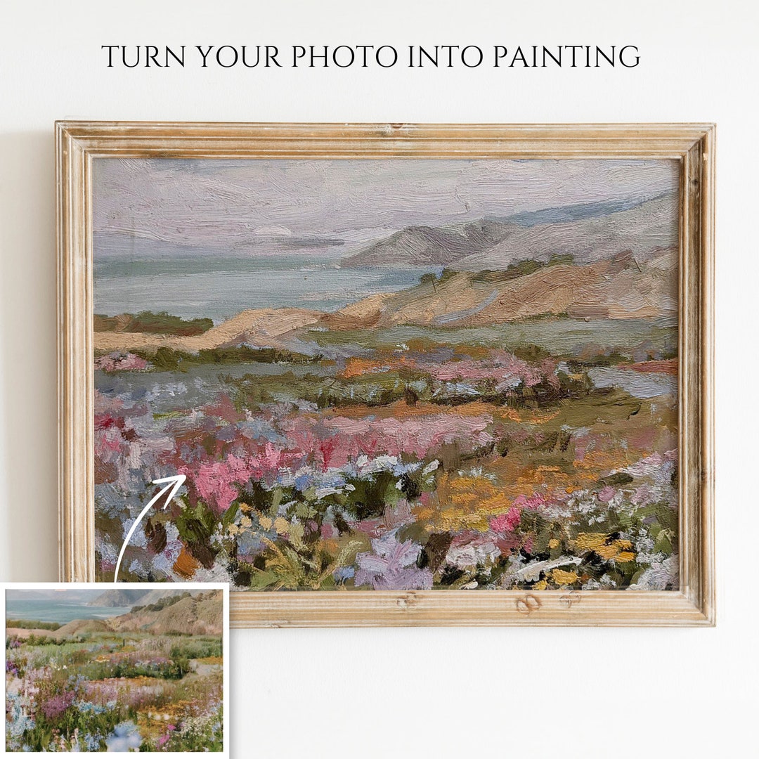 Custom Oil Painting From Photo, Landscape Picture to Painting on Canvas ...