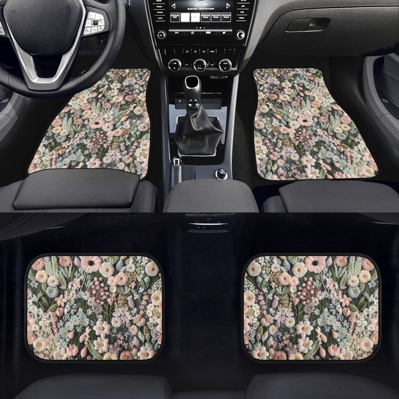 Floral Car Mats - Etsy