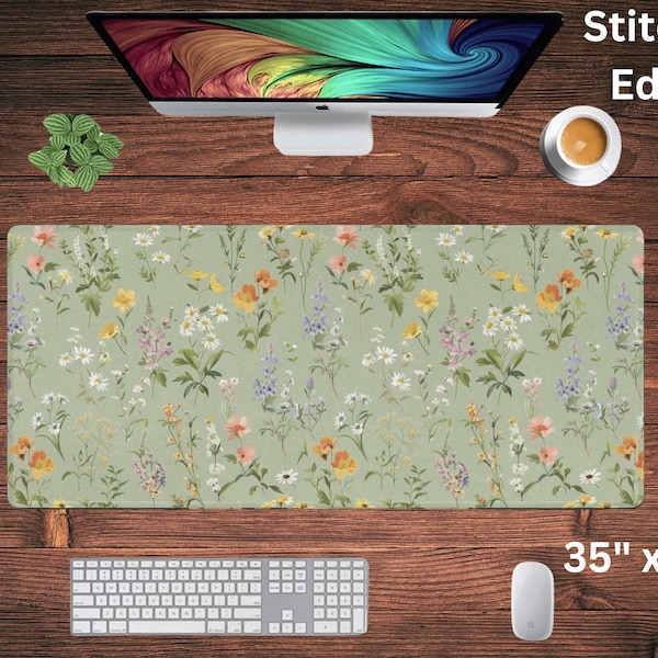 Green Desk Mat - Etsy