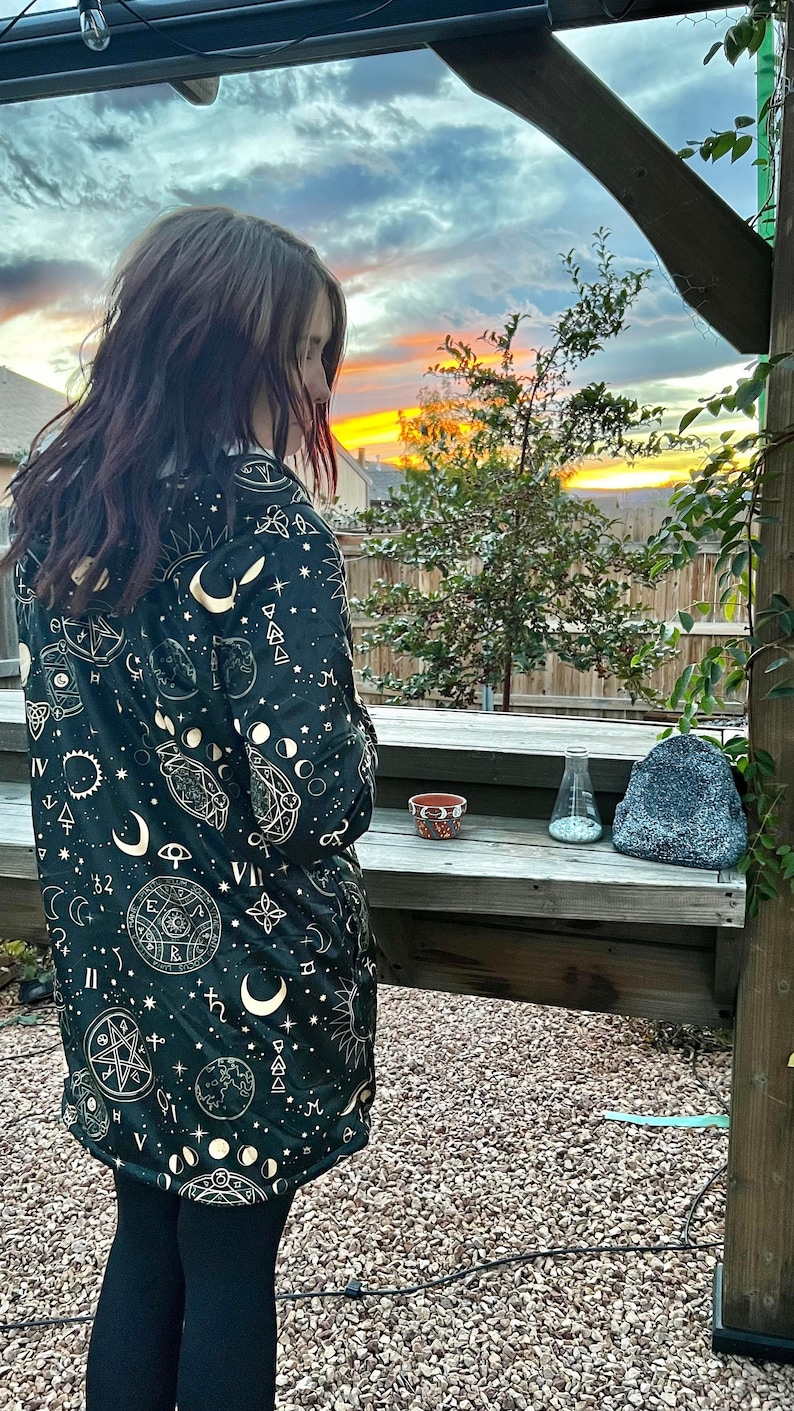 Celestial Hooded Cloak Cloak With Hood Festival Cloak - Etsy