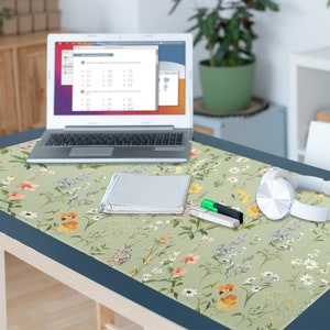 Cottagecore Desk Mat, Green Desk Mat, Desk Mat Aesthetic, Desk Mat Cute ...