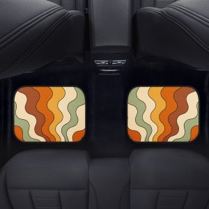 Retro Sun Ray Car Floor Mat Hippie Car Mat Car Accessories - Etsy