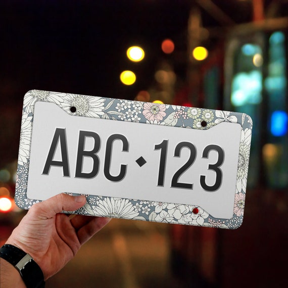 License Plate Frame License Frame Car License Plate Frame License Plate Cover Car Accessories for Women Car Decor Car Accessories Boho Etsy