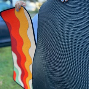 Retro Sun Ray Car Floor Mat, Hippie Car Mat, Car Accessories for Women ...