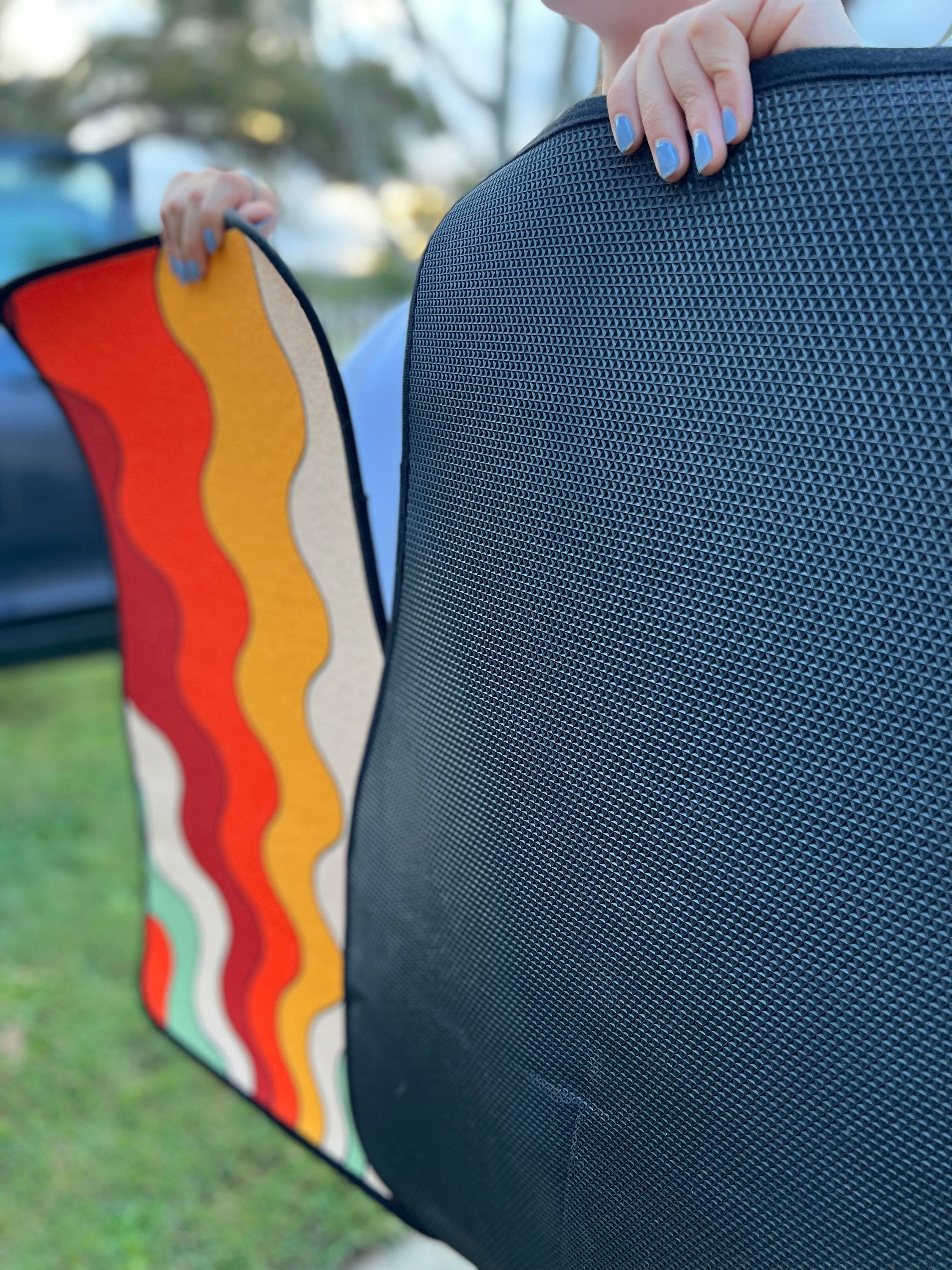 Retro Sun Ray Car Floor Mat Hippie Car Mat Car Accessories - Etsy