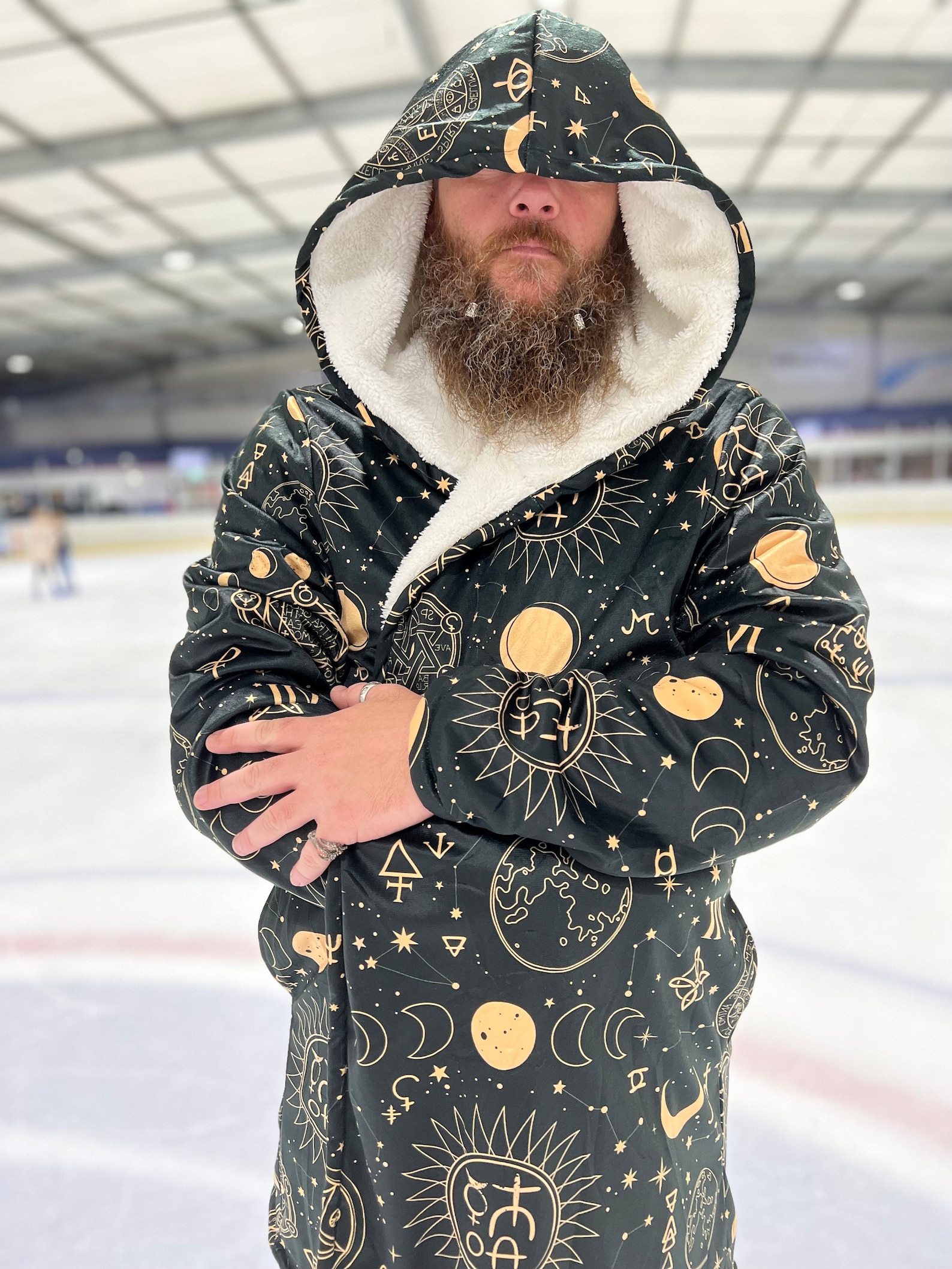 Celestial Hooded Cloak Cloak With Hood Festival Cloak - Etsy