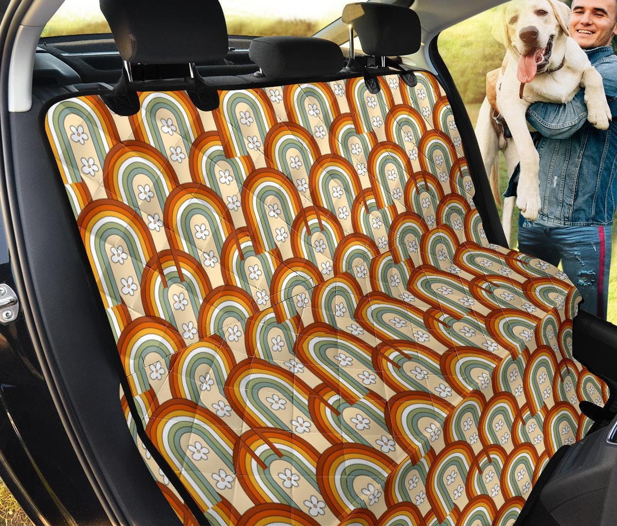 Pink 3-in-1 Hammock Dog Car Seat Cover Dogs Pattern | atelier-yuwa.ciao.jp