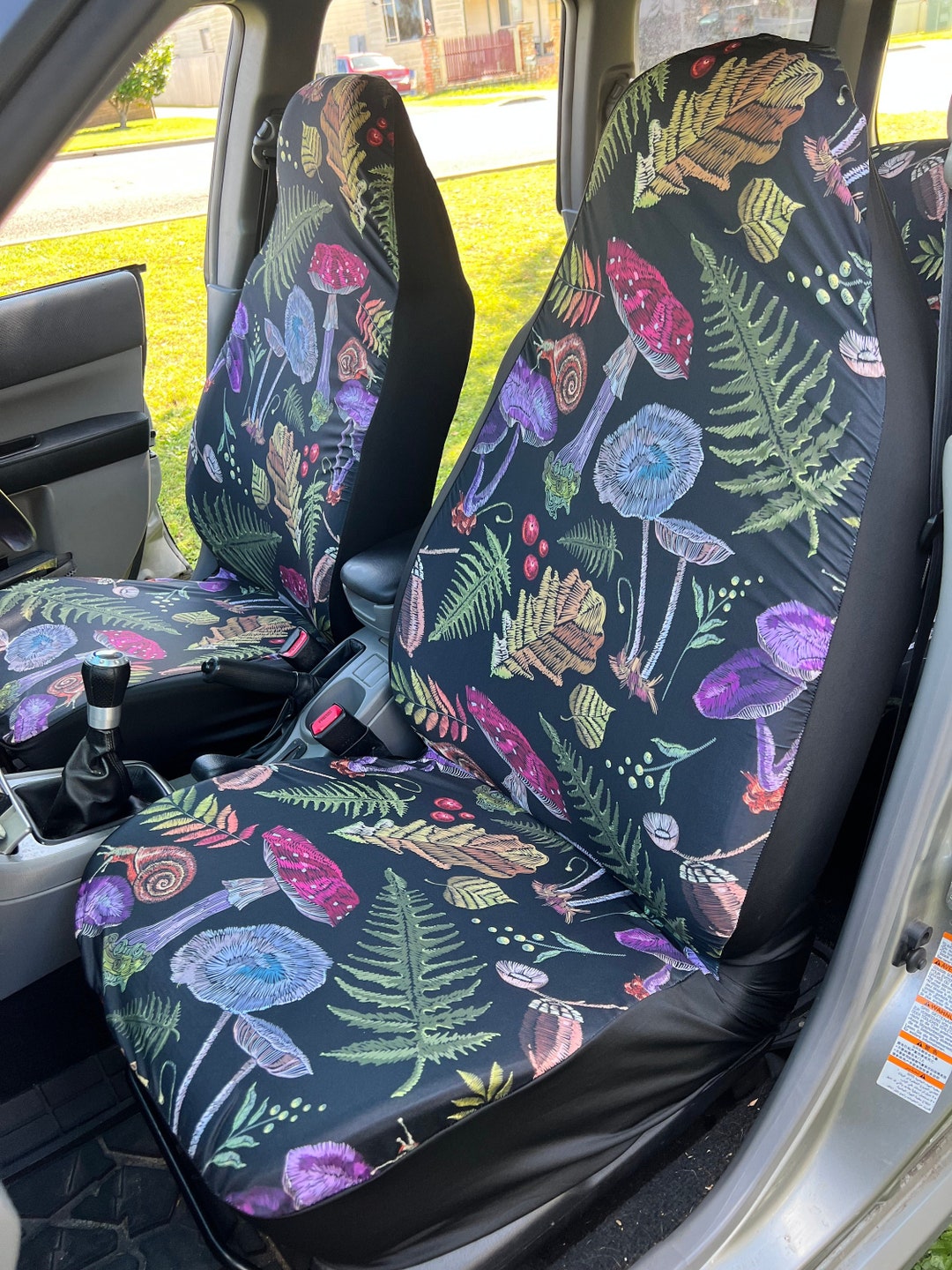 Dark Cottagecore Car Seat Cover, Seat Covers for Car, Mushroom Decor ...