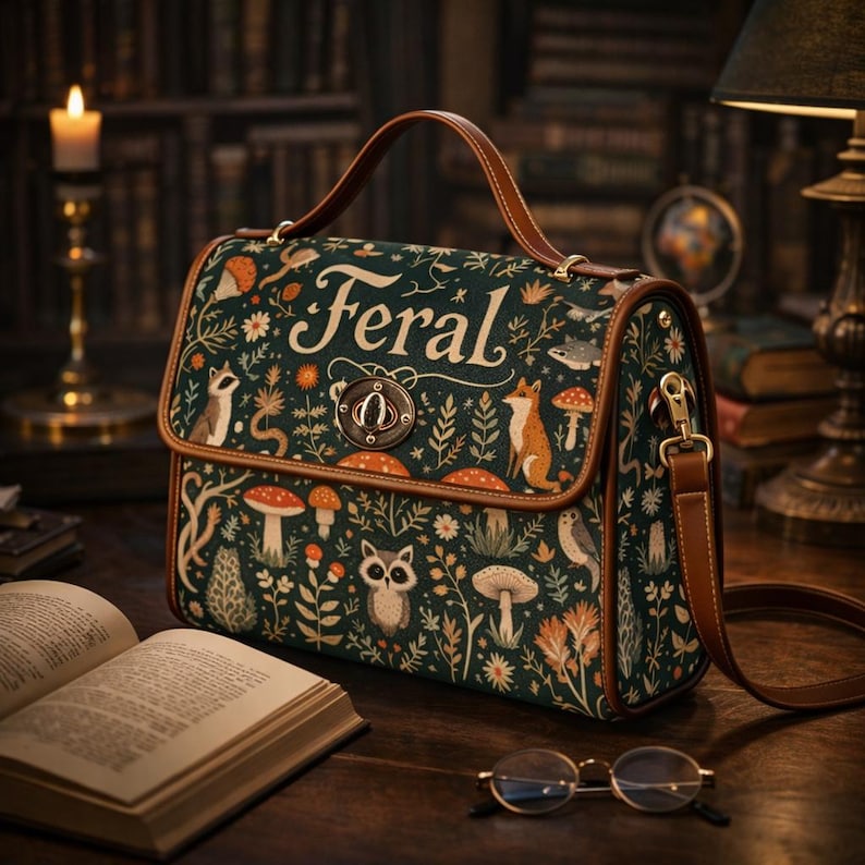 Feral Goblincore Purse Handbag Crossbody Vintage Dark Cottagecore ...