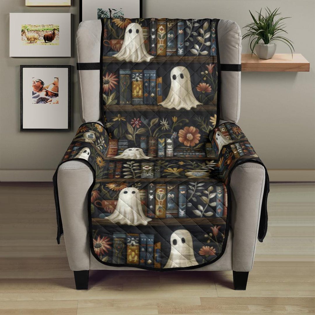 Ghosts Books Couch Cover, Couch Cover for 3 Seat, Couch Cover 2 Seat ...