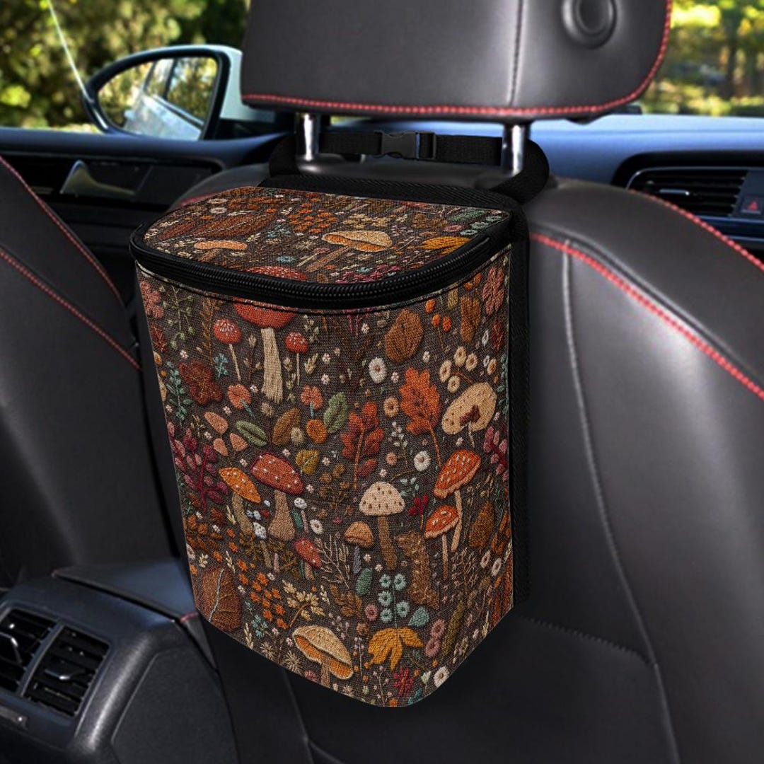 Headrest Garbage Bag - Carbage Bag - Car Trash Bag - Wipeable Trash Bag ...