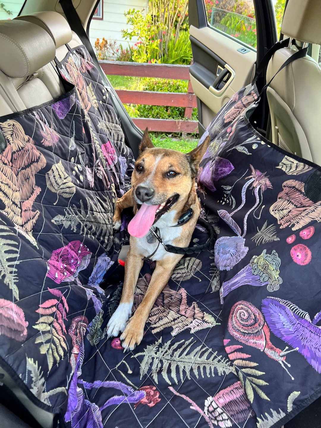 Dark Cottagecore Car Seat Cover, Back Car Seat Cover, Seat Covers for ...