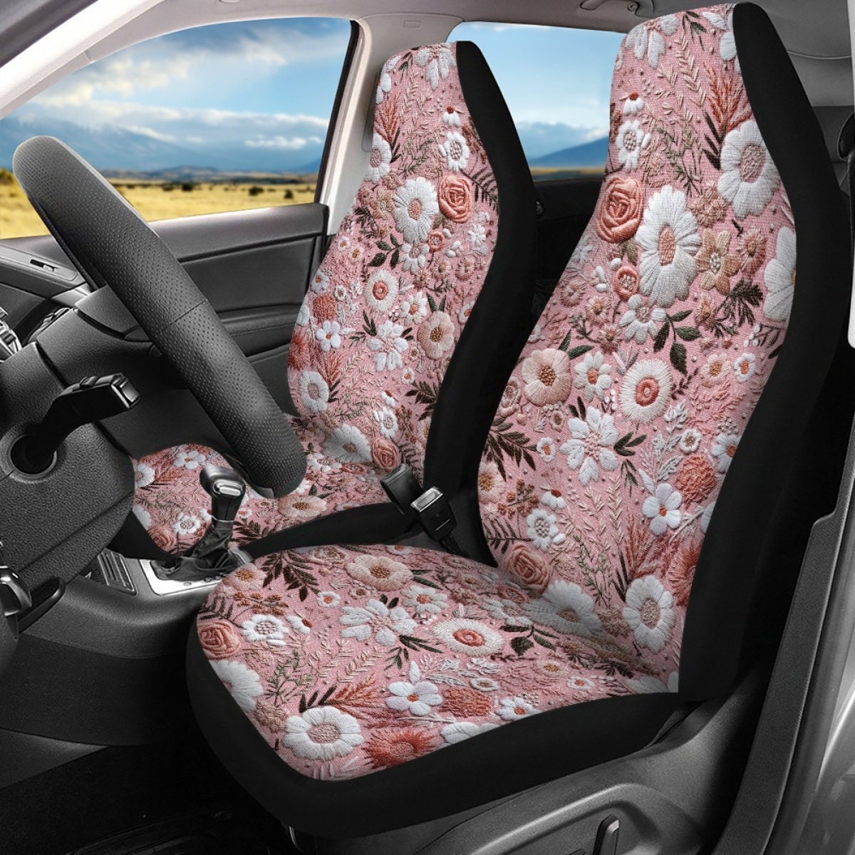 Pink Car Seat Covers