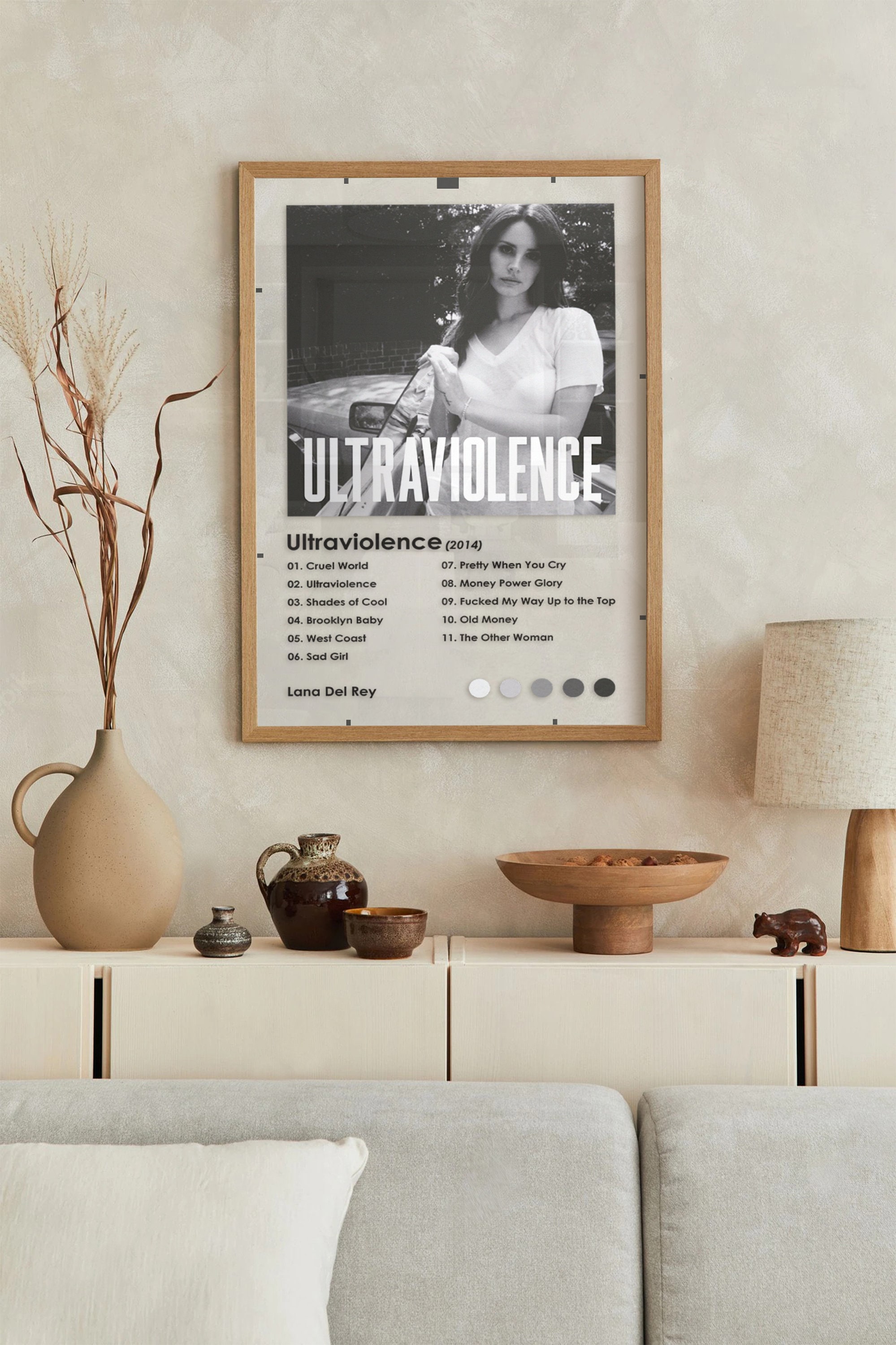 Ultraviolence Album Poster Wall Art Music Print for Home and Office ...