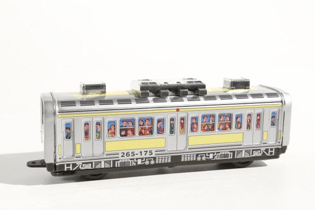 Subway Train Tin Toy - Etsy