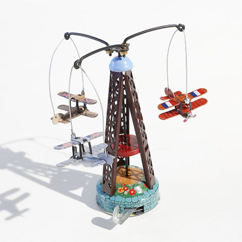 Vintage Wind up Carousel - Etsy UK