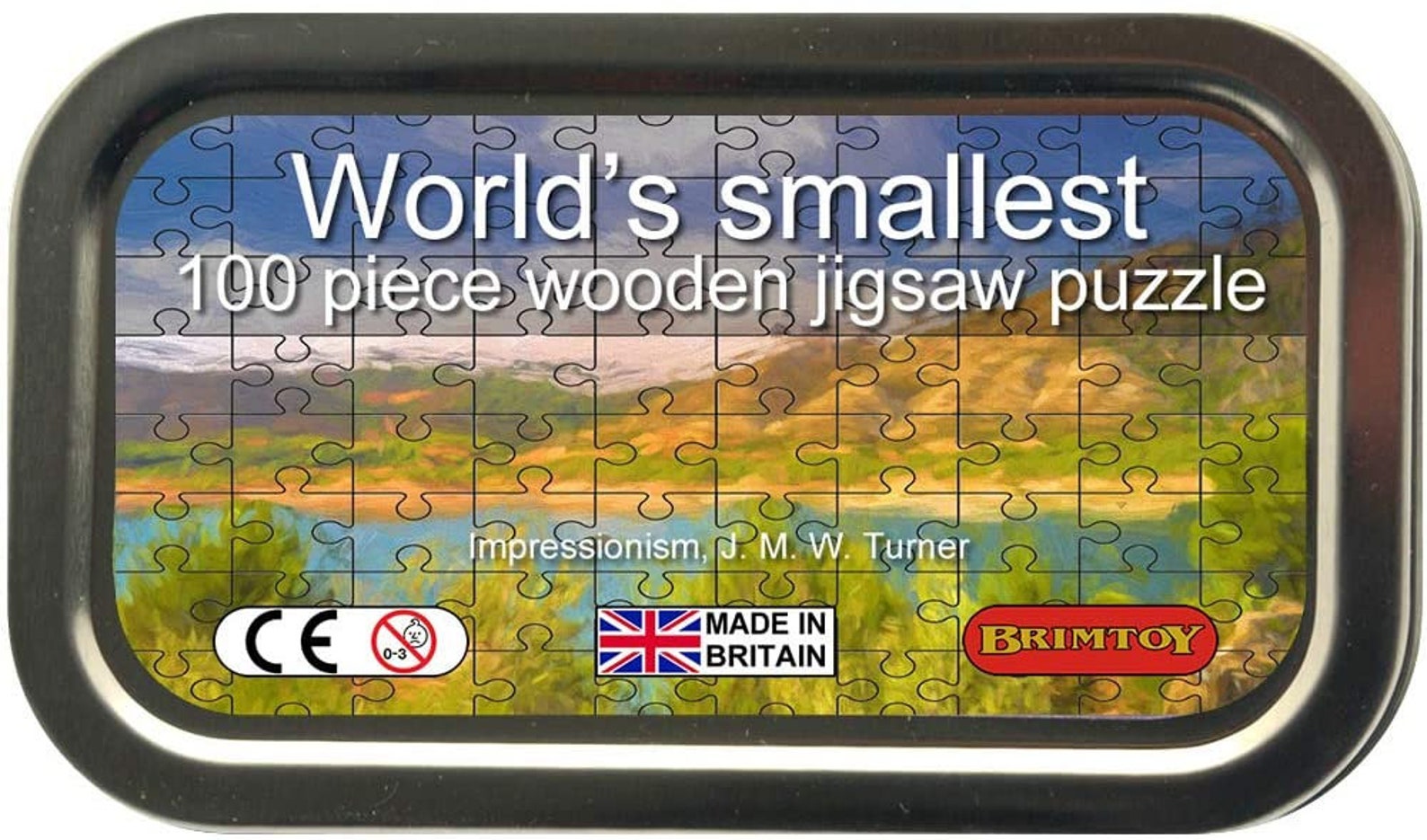 World's Smallest Wooden Jigsaw Puzzle, Turner - Etsy UK