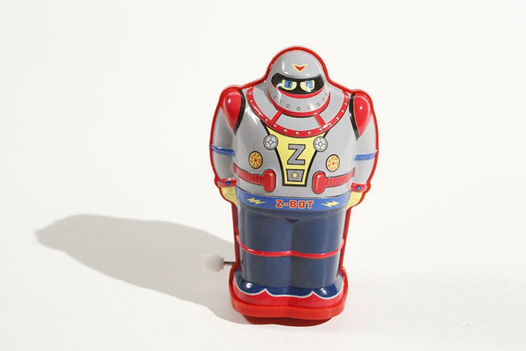 Schylling Wind - up Tin Robot - "z - Bot" - Etsy UK