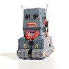Blue Radar Robot Tin Toy - Etsy UK