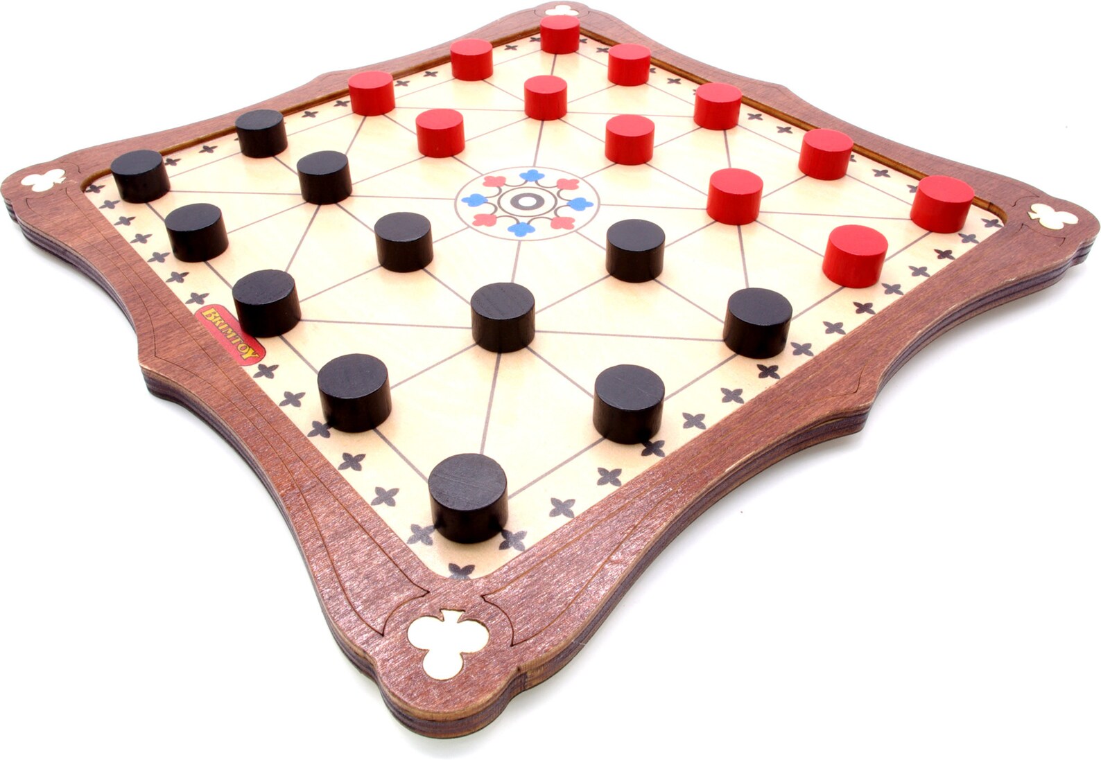 Brimtoy Alquerque Traditional Wooden Board Game - Etsy