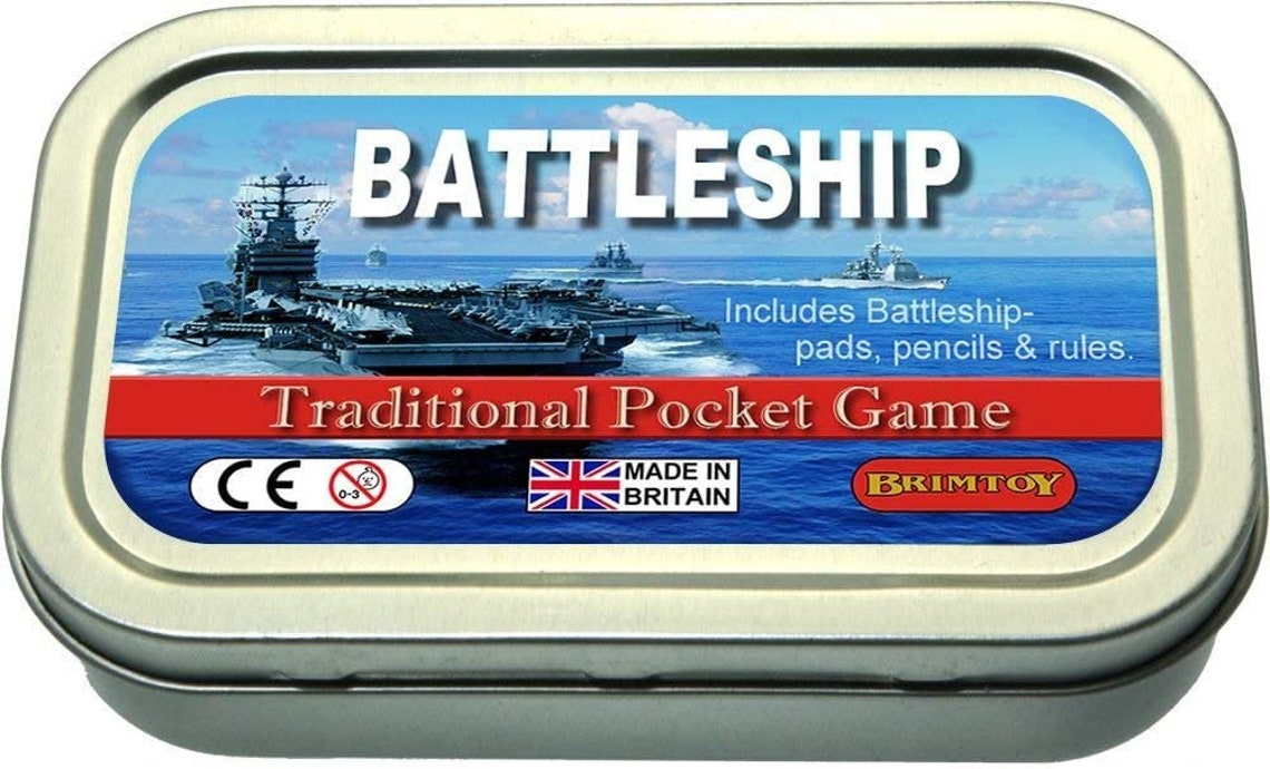 Pocket / Travel Battleship Game - Etsy UK