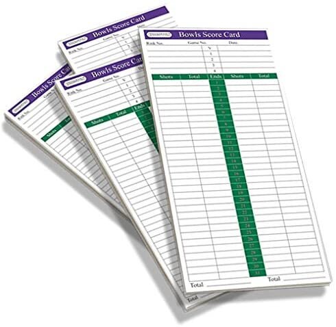Bowls / Bowling Score Pads / Scoring Cards 4 Pads - Etsy UK