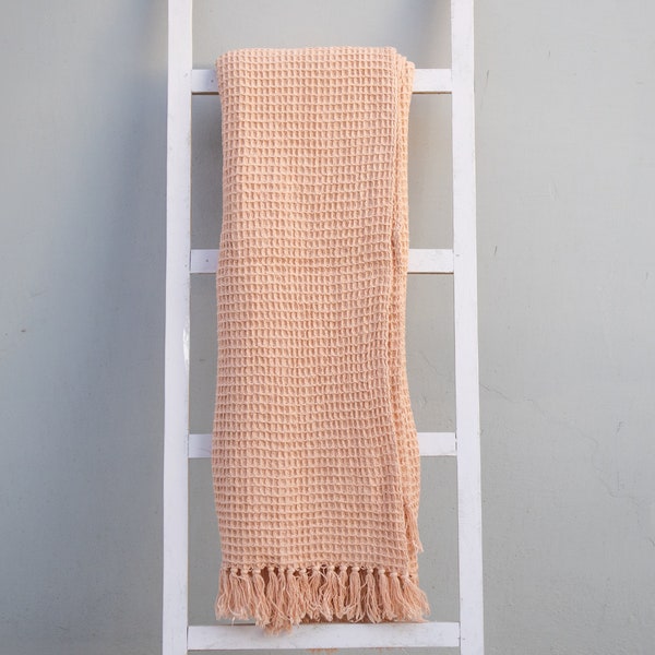 Peach Throw - Etsy