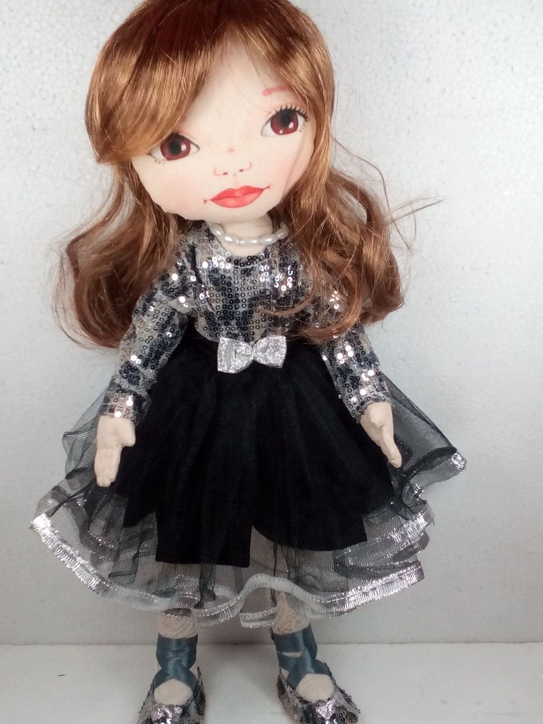 Stella Kukla One of a Kind Hand Made Textile Doll Childrens Toy Ragdoll ...