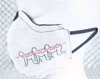 Split Face Mask - Etsy