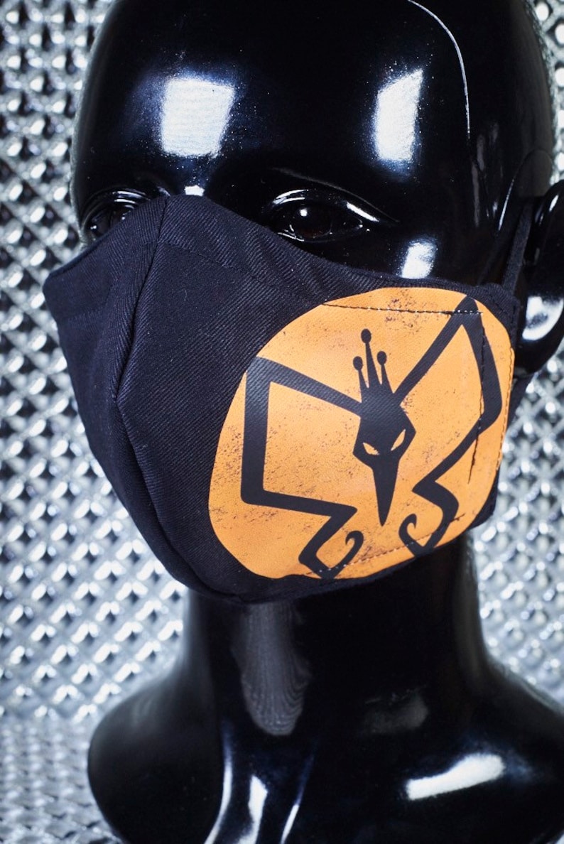 The Venture Brothers Mighty Monarch Logo Black 2-layer | Etsy UK