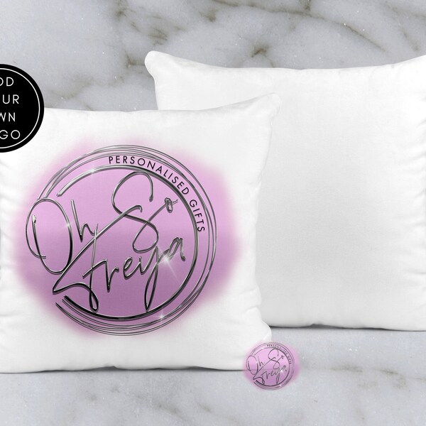 Personalised Logo Cushion - Etsy