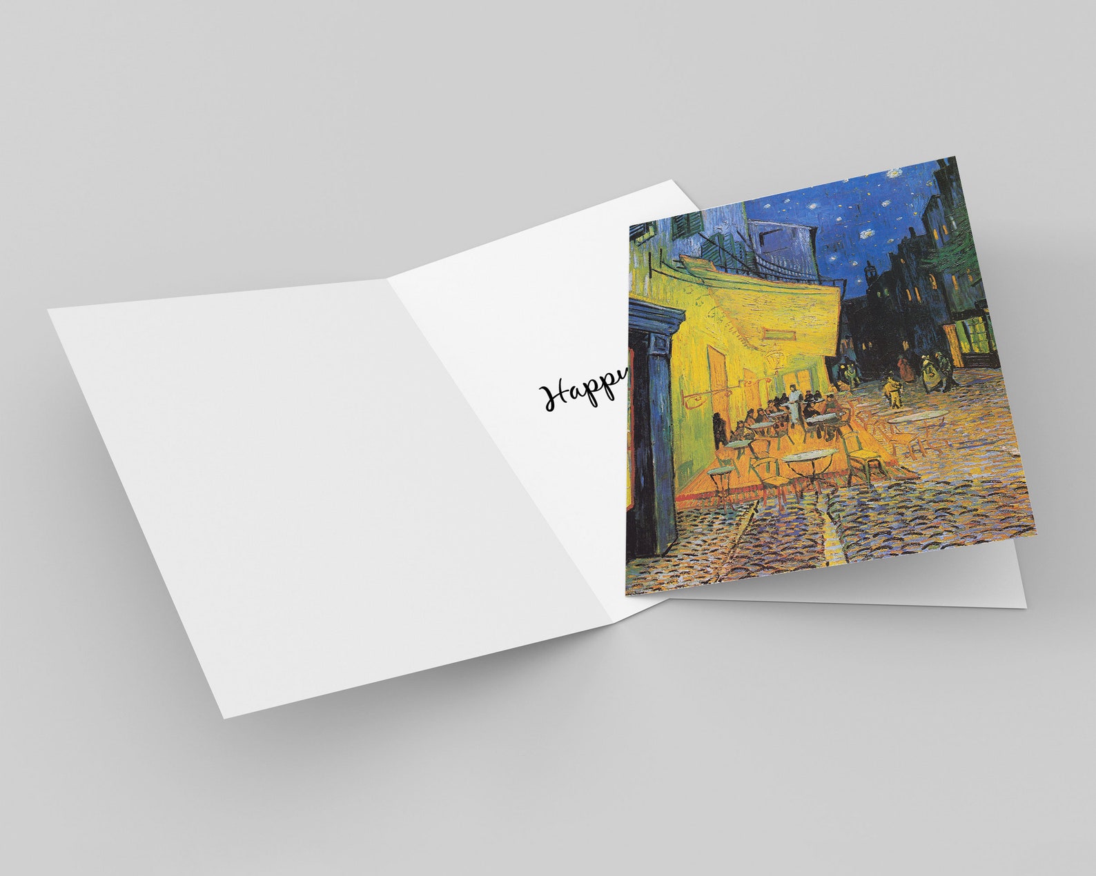 Vincent Van Gogh Café Terrace at Night, 1888 Personalised Birthday or ...