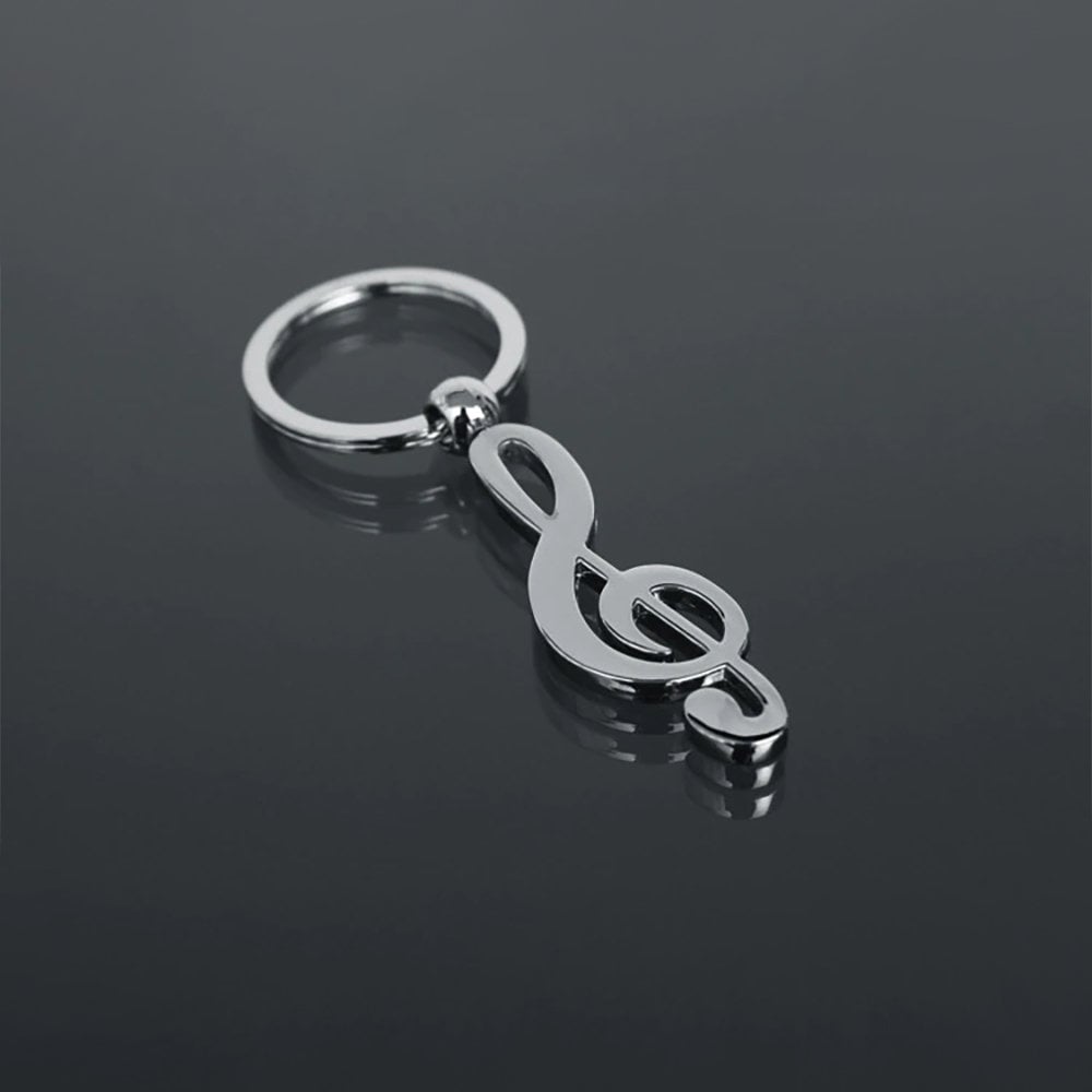 Treble Clef Music Note Keyring/keychain - Etsy