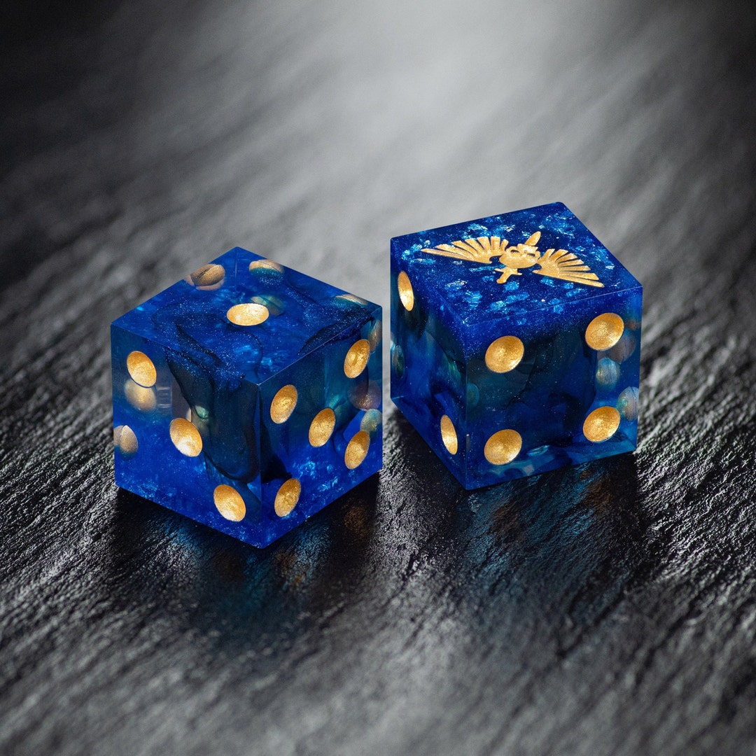 Warhammer Dice, Handmade, D6, Space Marines, Dice Set, Sharp Edge Dice ...