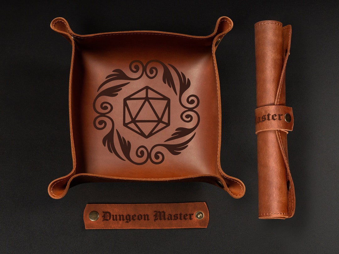 Rolling Tray, Dungeons and Dragons, Dice Tray, D&D, Dungeon Master Gift ...