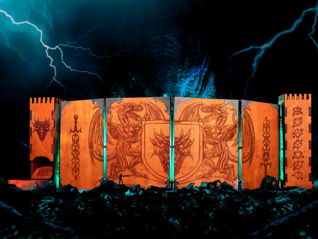 Magnetic Game Master Screen, Dungeons and Dragons, DM Screen, DND ...