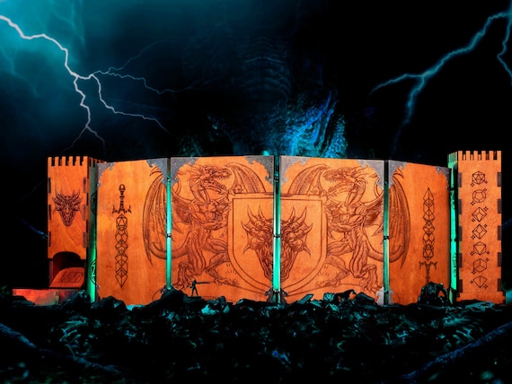 Magnetic Game Master Screen Dungeons and Dragons DM Screen - Etsy UK