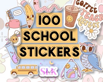 100 MINI Weather/fade Resistant Random Retro Valentines Day Sticker ...