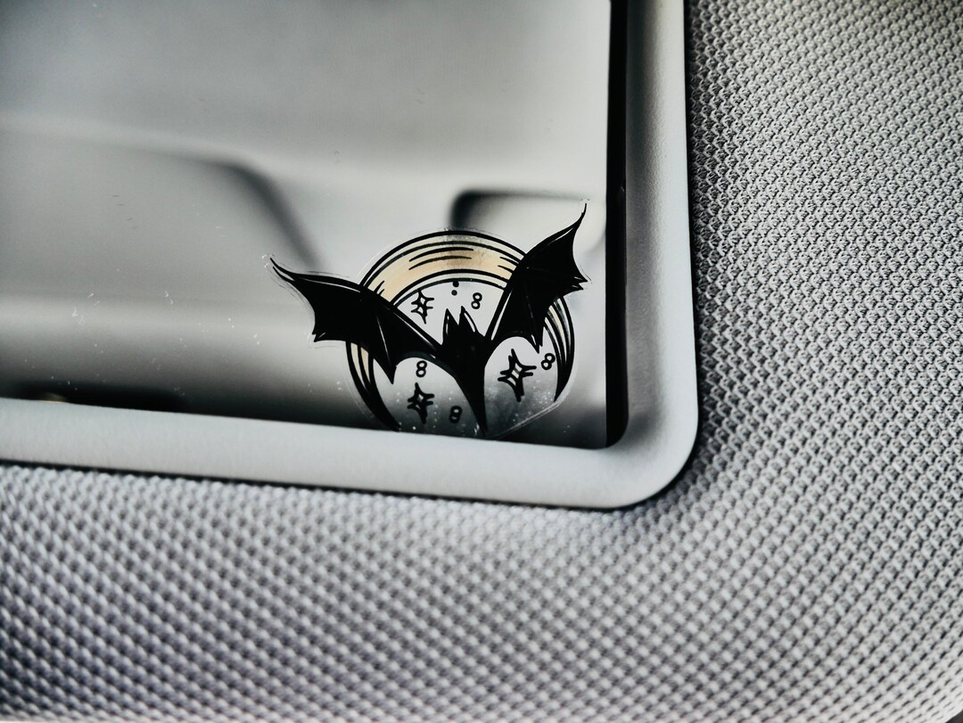 Cute Bat Window Cling - Custom Window Cling - Goth Car Accessories ...