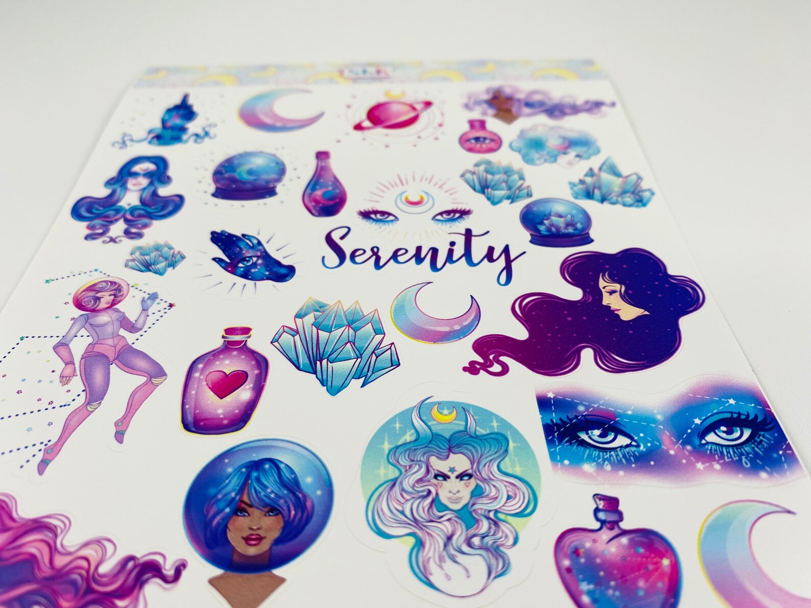 Serenity Cosmic Sticker Sheet Durable Vinyl Tumbler Sticker - Etsy