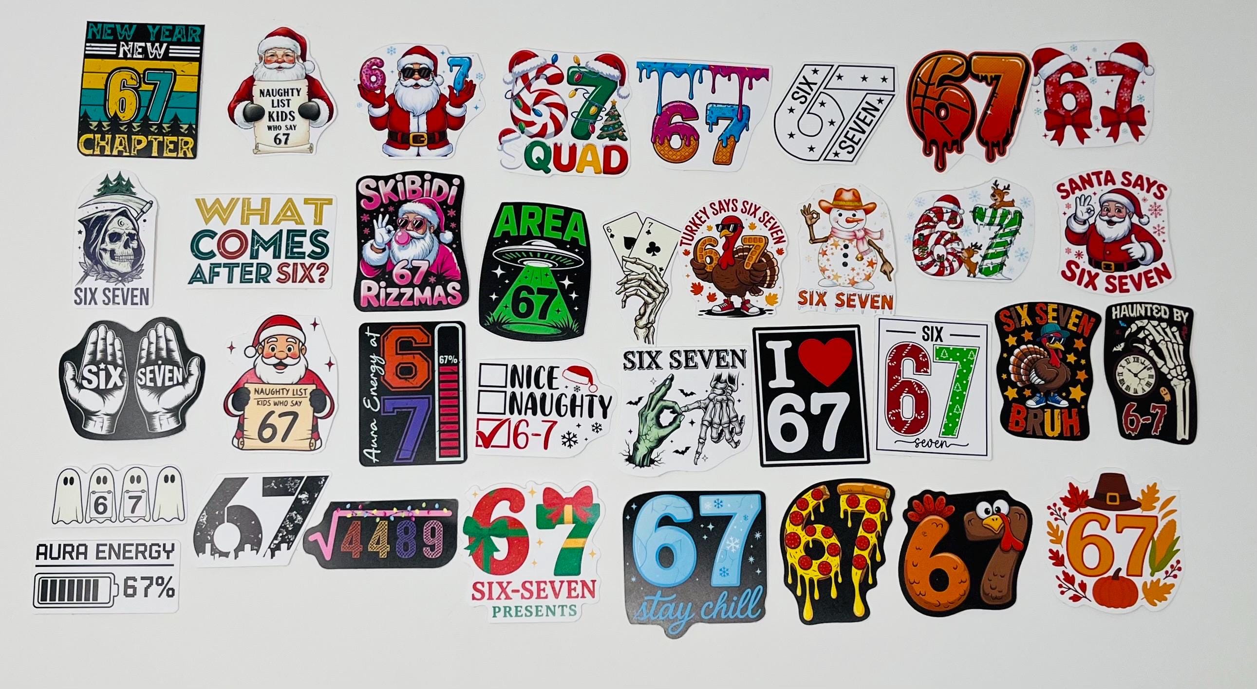 67 Sticker Pack | Funny Meme Stickers | Christmas & Holiday 67 Pack ...
