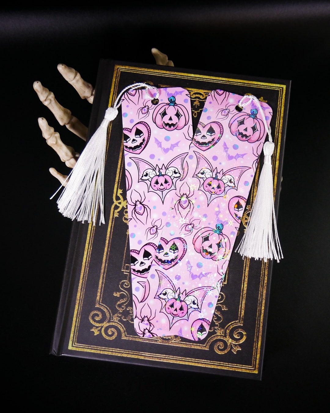 Pastel Halloween Bookmark Laminated Bookmark Bookish Accessories Custom ...